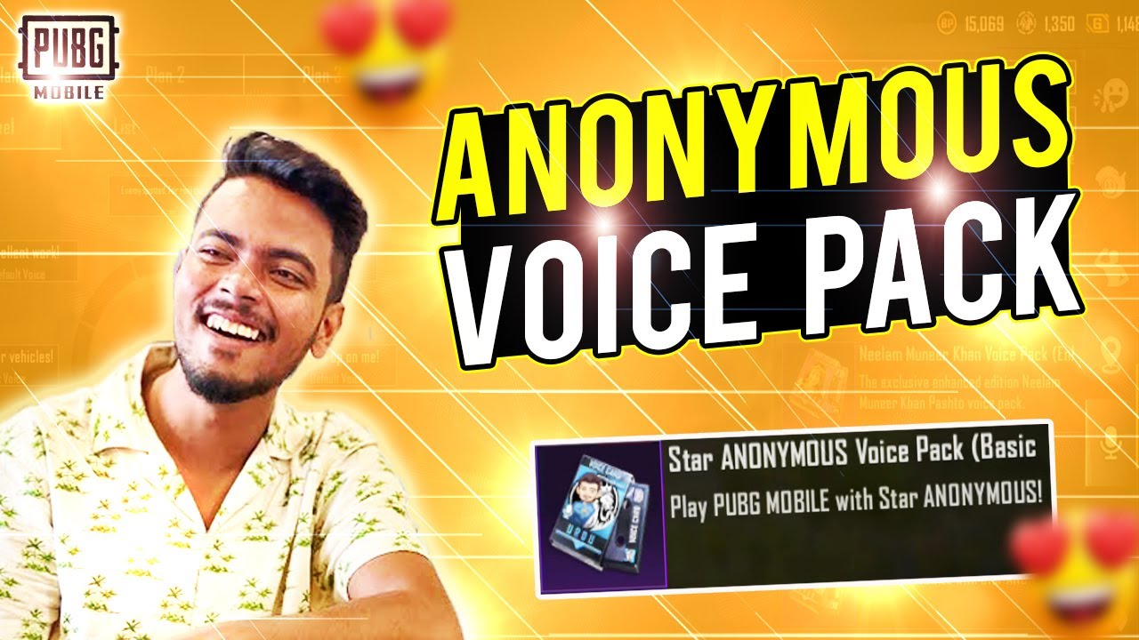 Star Anonymous Voice Pack in Pubg Mobile - How to Get Free Urdu Voice ...