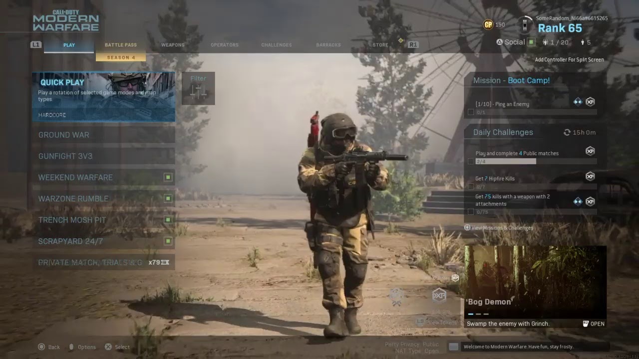 Call of duty modern warfare : Warzone Rumble - YouTube