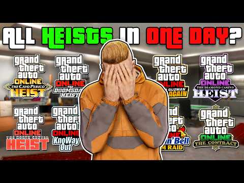 The Ultimate GTA Online All Heists From Level 1 Challenge...