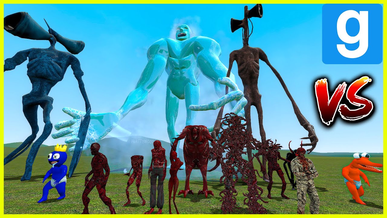 SCP-610 ARMY VS ALL TREVOR HENDERSON CREATURES - Garry's Mod Sandbox ...