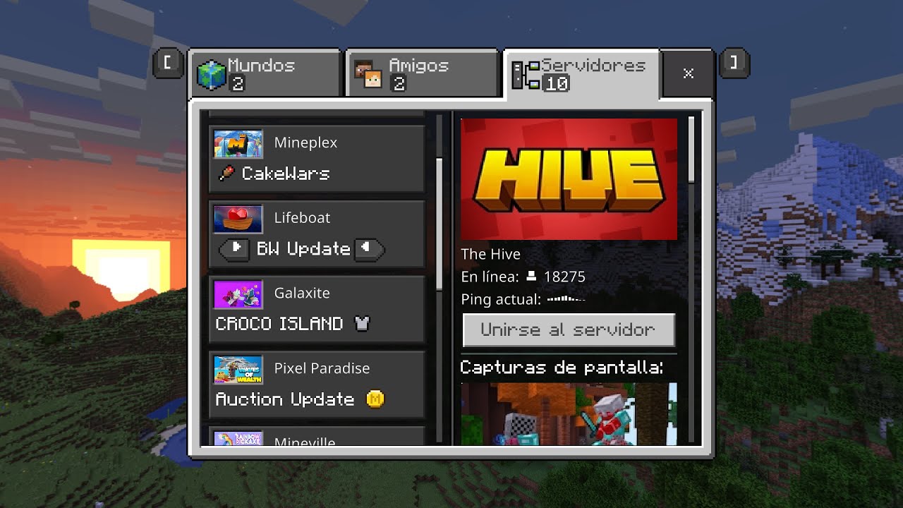 ÚNETE AL SERVER NETHERGAMES MINECRAFT PE BEDROCK /IP en la descripcion ...