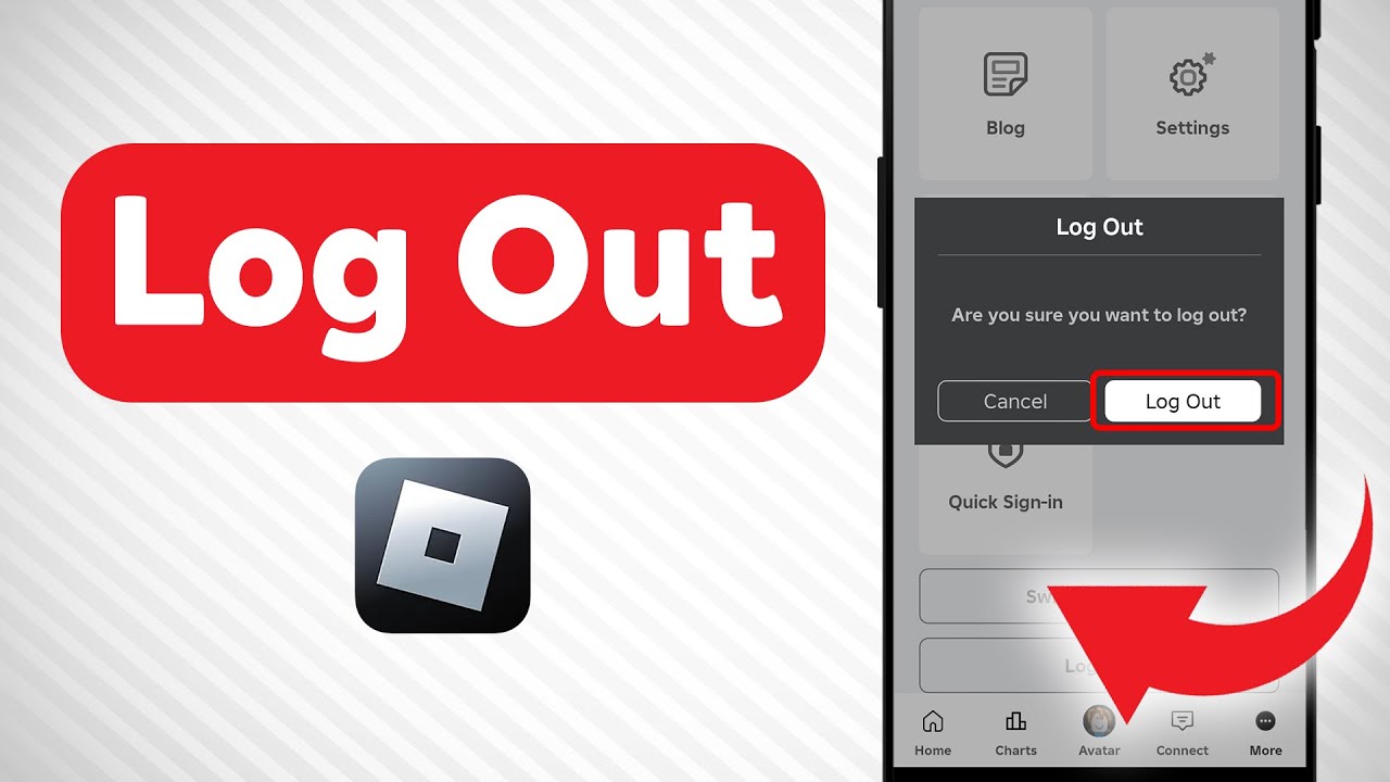 How To Log Out Of Your Roblox Account (Updated) - YouTube