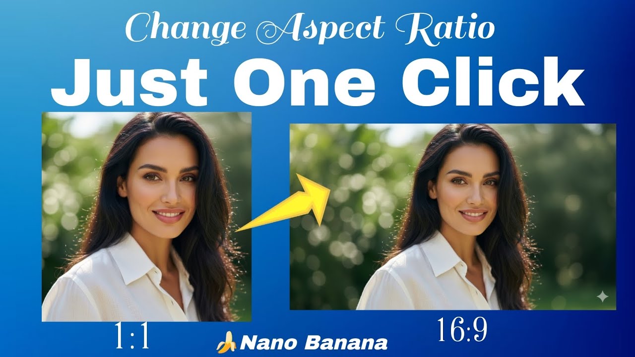 Ai Change Aspect Ratio Just One Click By Gemini Nano Banana | How To ...