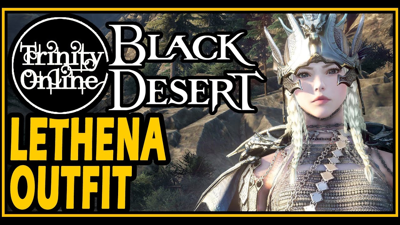 Black Desert Online Lethena Armor Outfit Pearl Shop on Drakania Class ...
