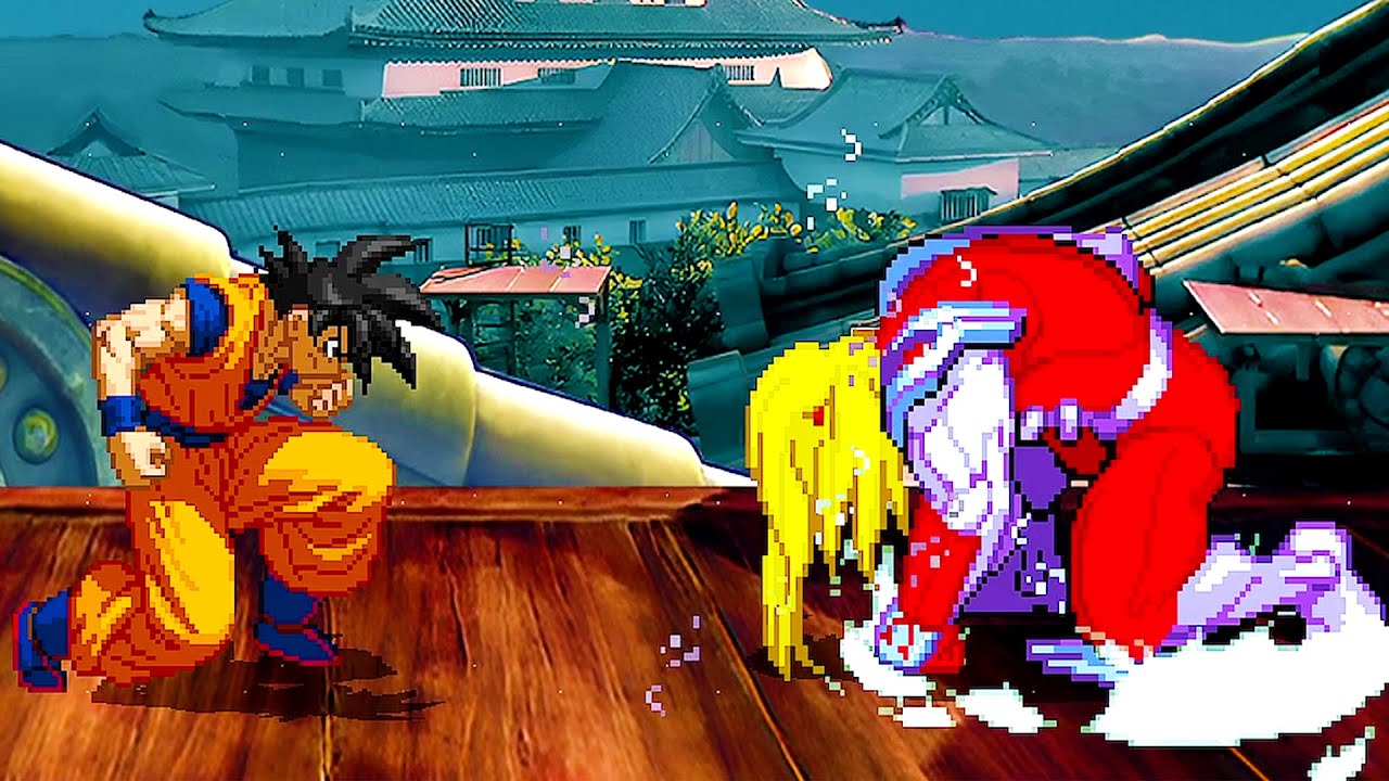 GOKU vs OMEGA RED - Amazing SHOCKING Exciting Fight! - YouTube