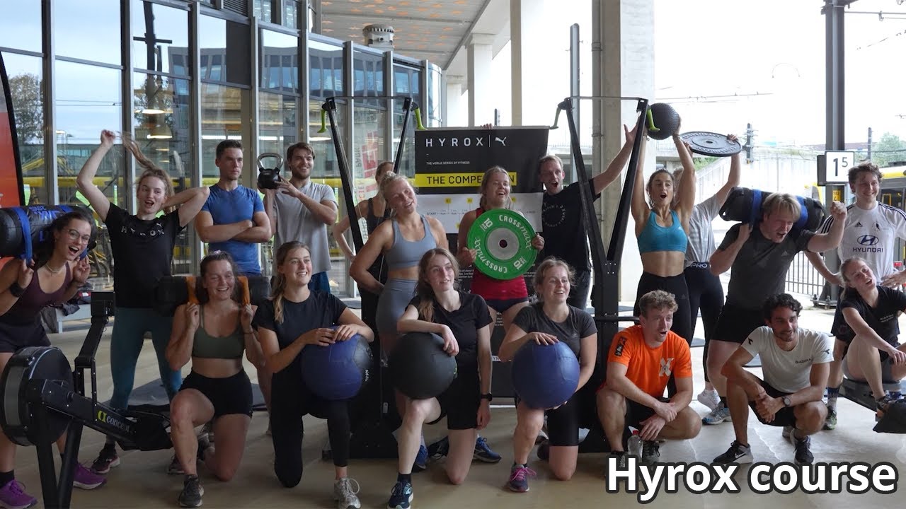 Hyrox course - YouTube