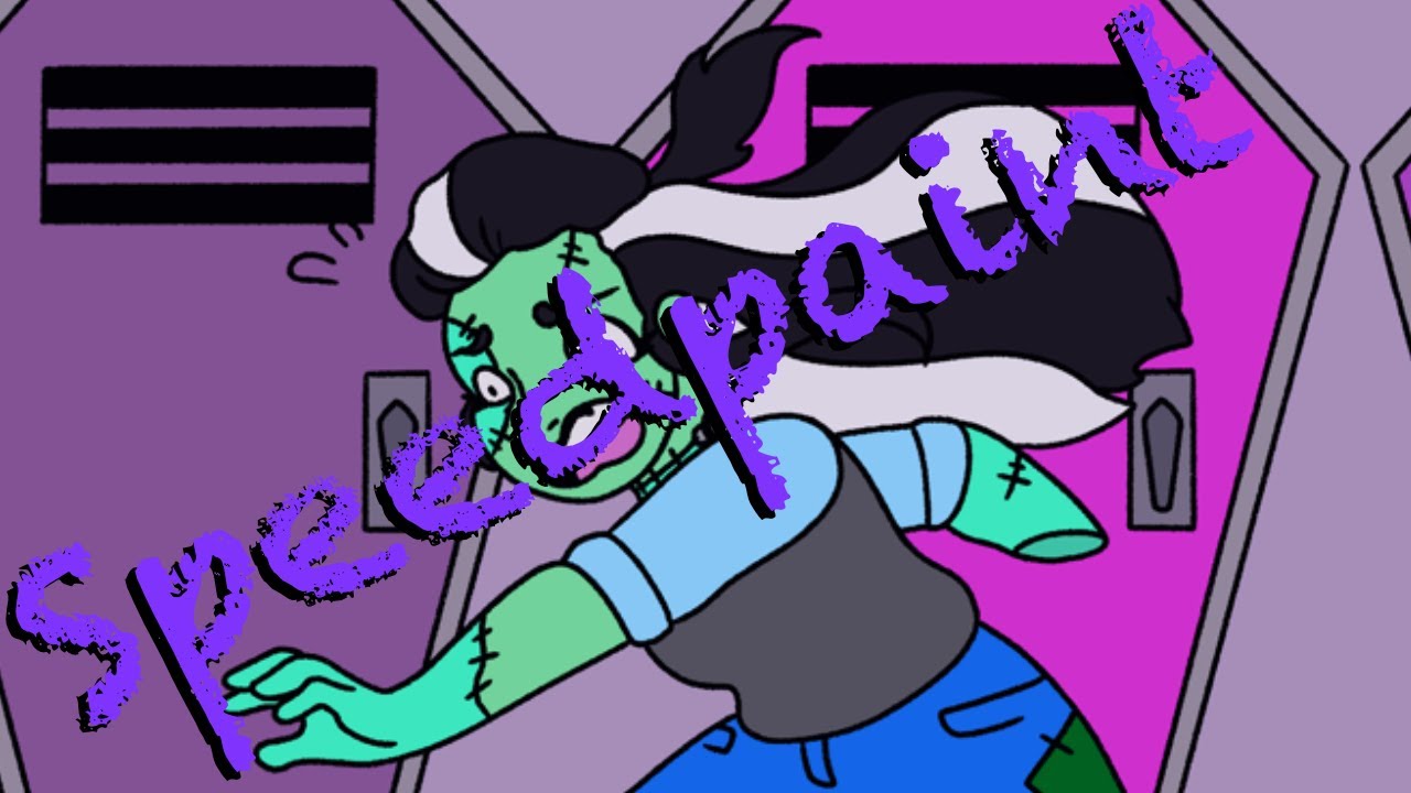 Run, Frankie, Run! - Monster High Speedpaint - YouTube