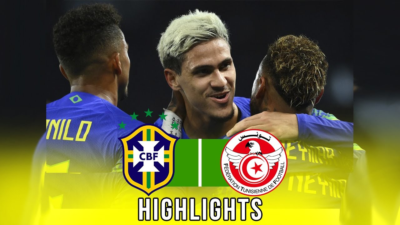 Brazil vs Tunisia [5-1] LIVE - International Friendly Mach 22/23 ...