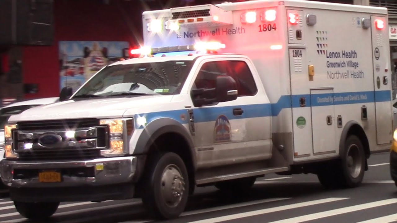 Northwell Health Ambulance responding - YouTube