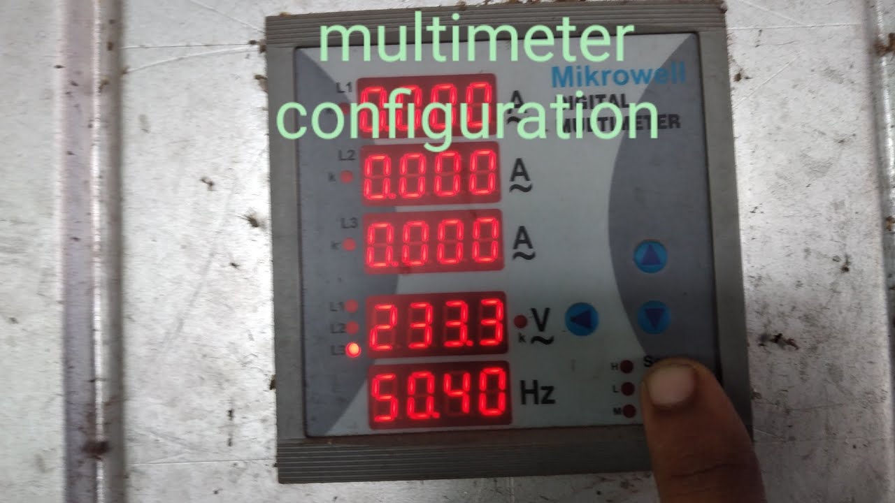 Mikrowell digital multimeter configuration & Operation Tricks & Tips ...