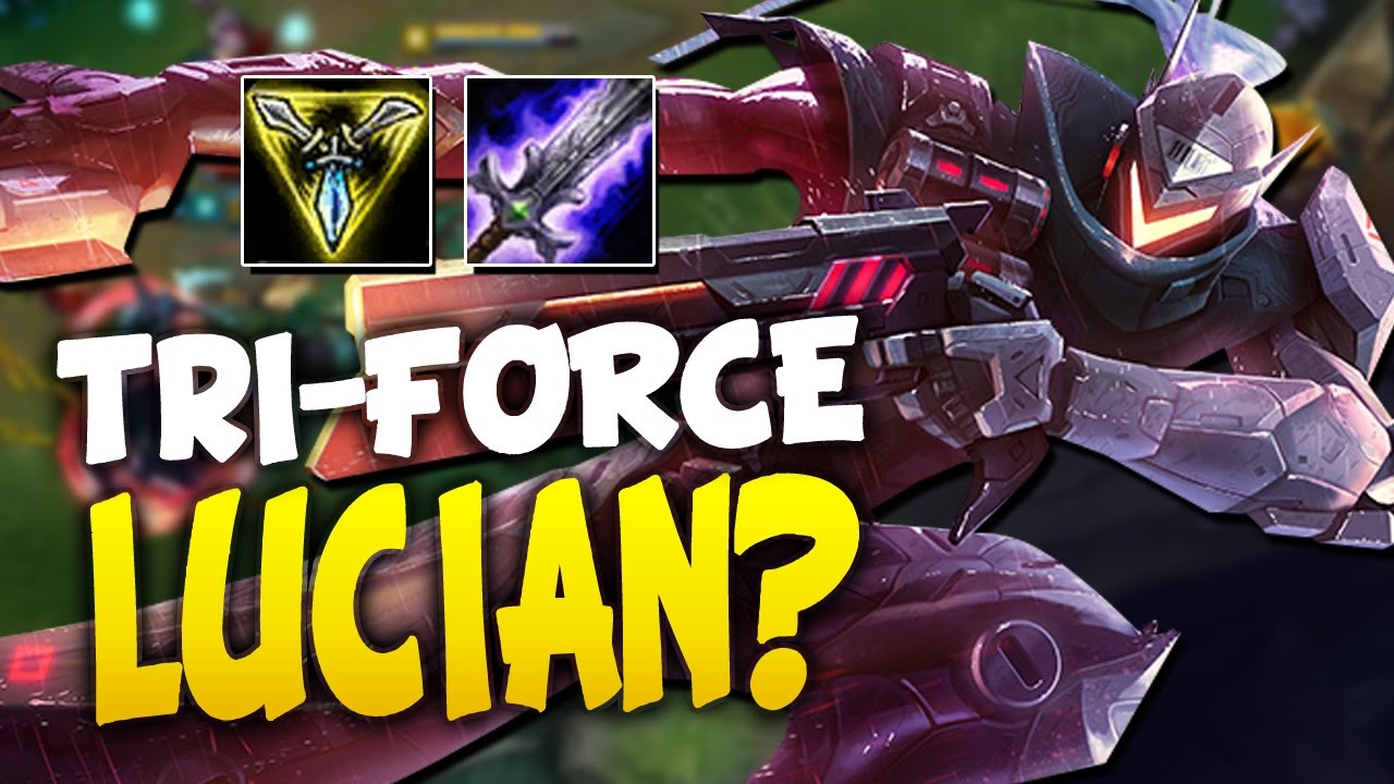 TRINITY FORCE LUCIAN IS BACK? (League of Legends) - YouTube