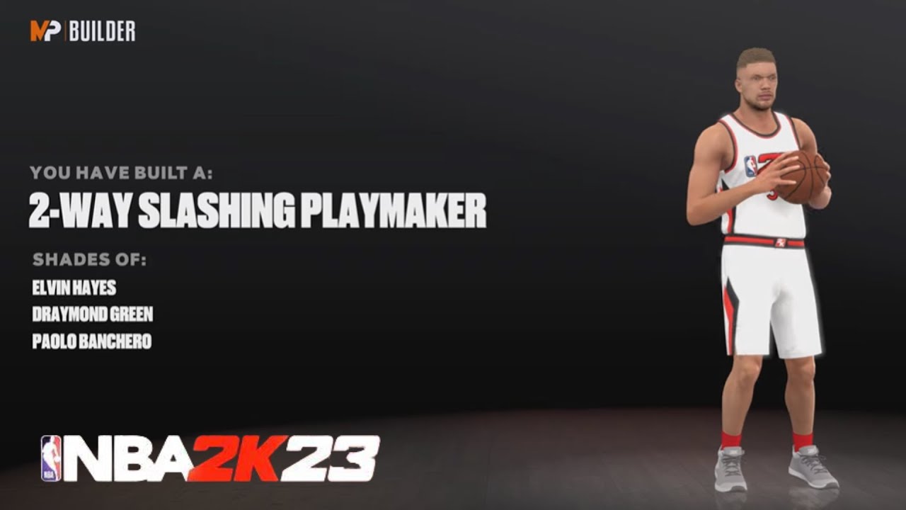 I MADE A 2-WAY SLASHING PLAYMAKER IN NBA 2K23 CURRENT GEN - YouTube