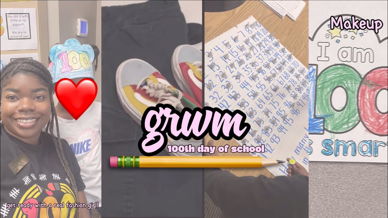 CHALKBOARD CHRONICLES 002: GRWM *100th day edition* - YouTube