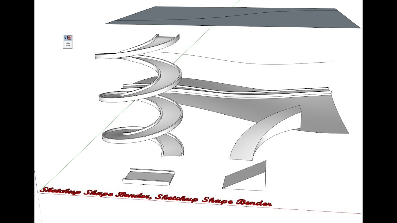 SketchUp tips_To Make Lamp, Road,Slope.스케치업 3차원 도로 및 슬로프 만들기 - YouTube