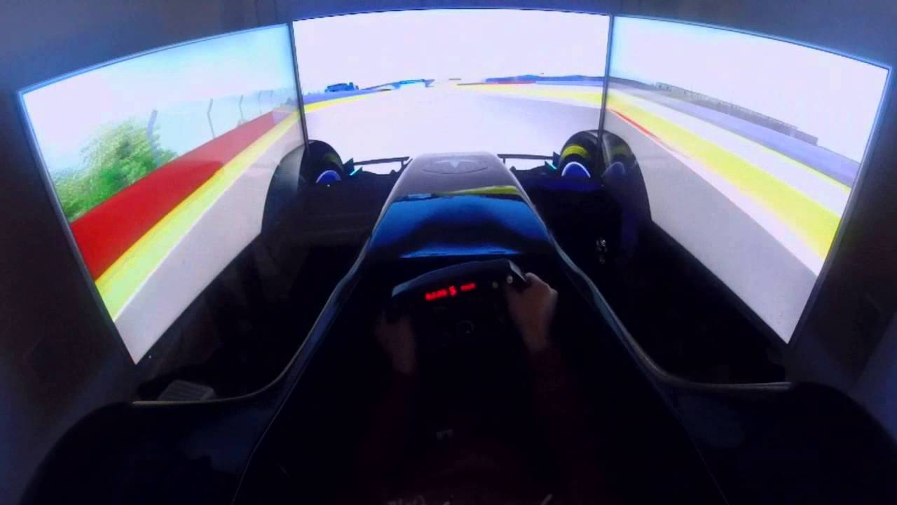 Our Formula 1 Simulator Rig (Testing @ Silverstone) - YouTube