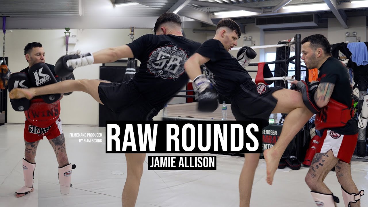 Raw Rounds: Jamie Allison Muay Thai Pad Work | Siam Boxing - YouTube