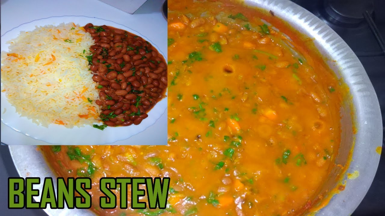 BEANS STEW RECIPE|YELLOW BEANS STEW#beans #beansrecipe #riceandbeans ...