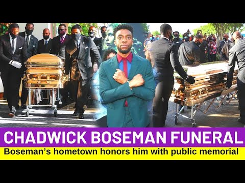 CHADWICK BOSEMAN: FUNERAL AND MEMORIAL VIDEO || A SAD OCCASSION WITH ...