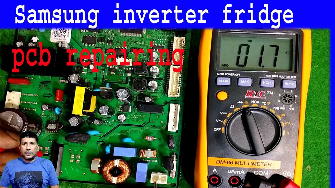 samsung inverter pcb repairing - YouTube