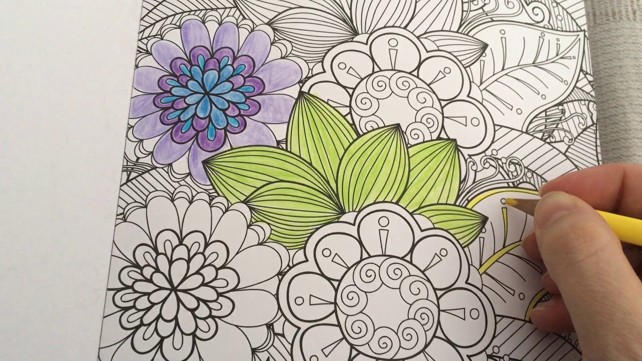 ASMR coloring - YouTube