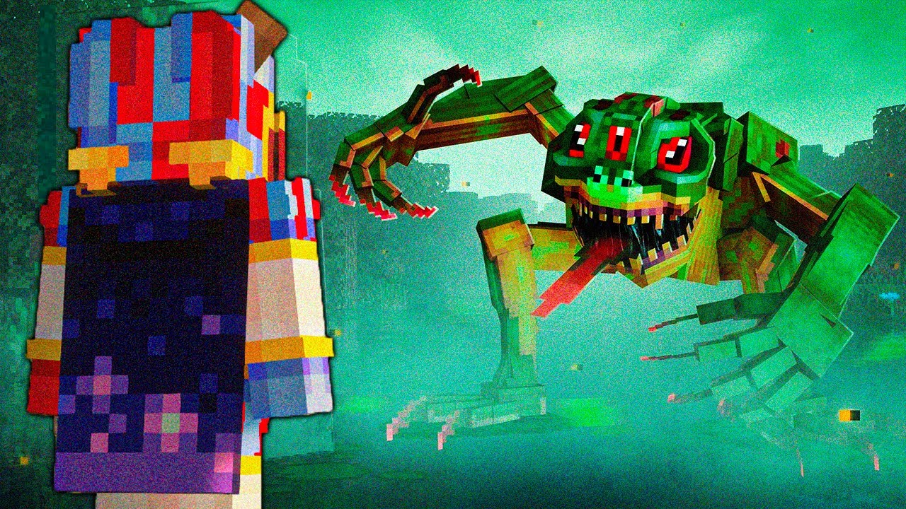 Sobrevivo en el PANTANO más ATERRADOR de Minecraft 💀 - The Croaker ...