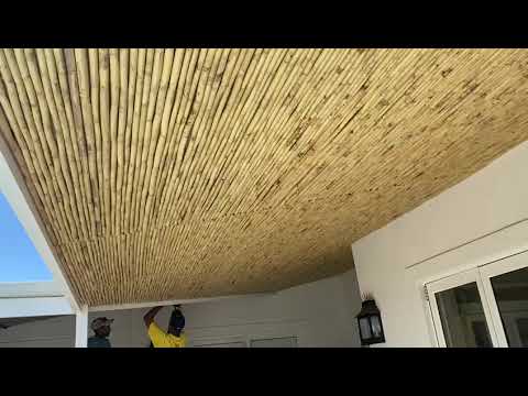 Bamboo Reed Ceiling - YouTube