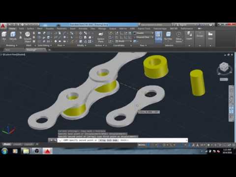 How to draw Chain Link in Auto CAD - YouTube