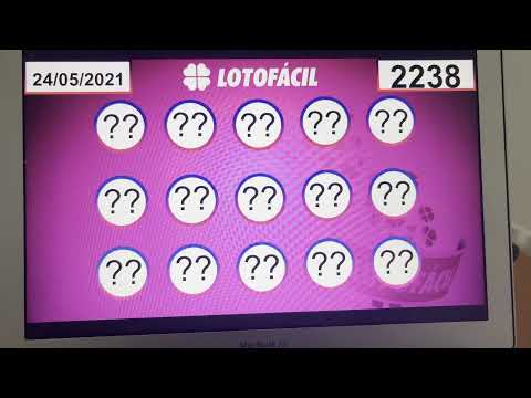 Resultado Lotofácil Concurso 2238 - Boa sorte