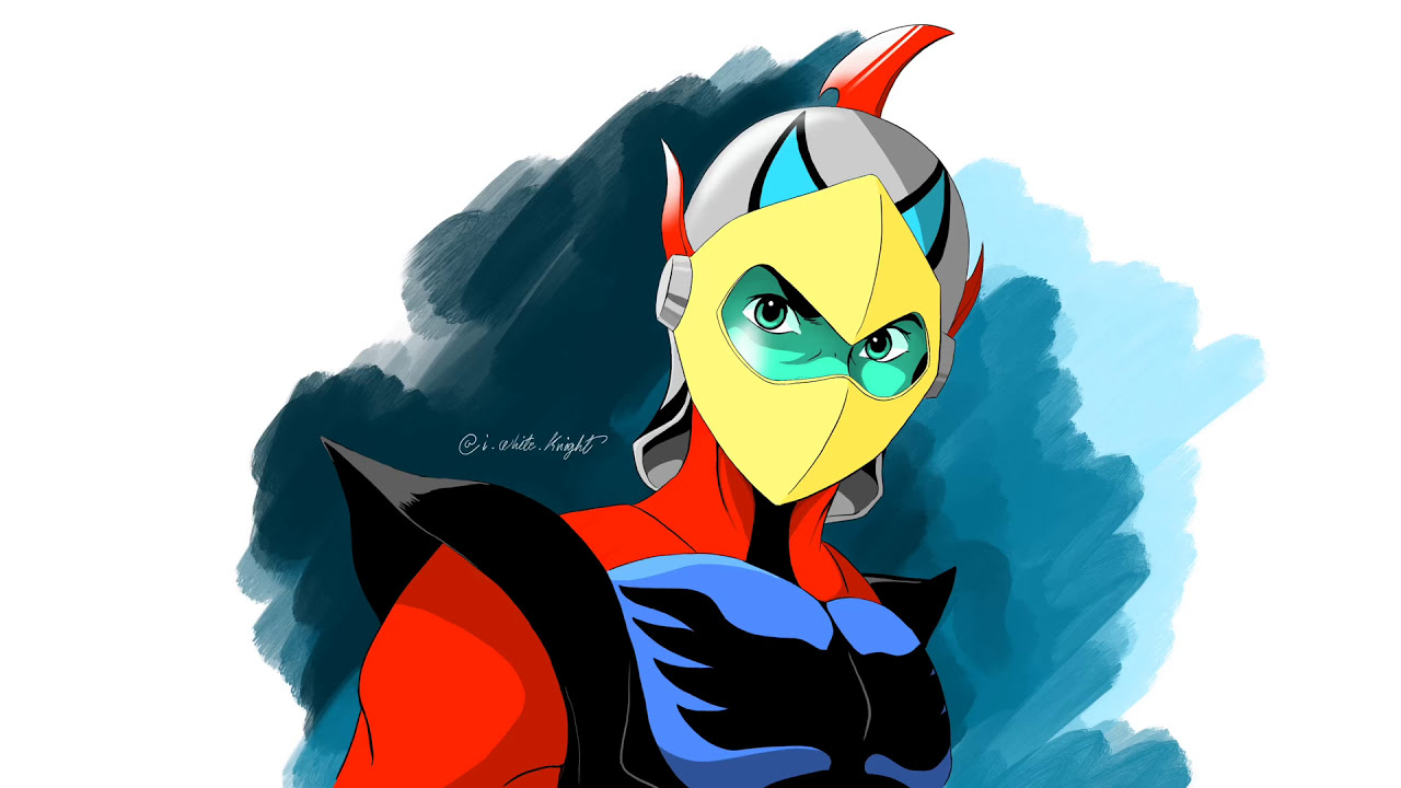 Grendizer Speed Paint رسم جرندايزر - YouTube