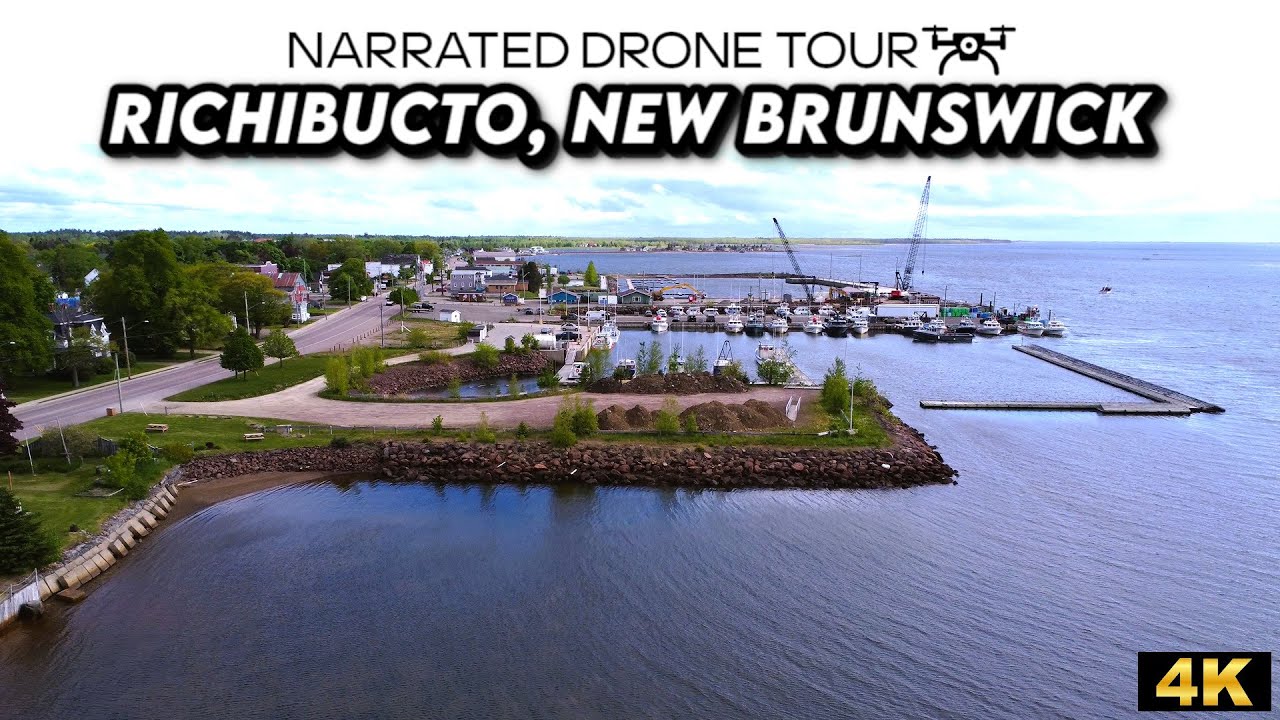 Discover Richibucto, New Brunswick in 4K! 🌊🏡 | Spectacular Drone ...