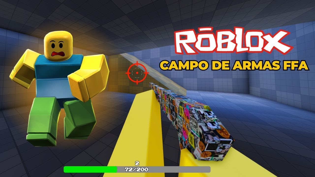 JOGANDO CAMPO DE ARMAS FFA NO ROBLOX - Melhor FPS de Tiro! ⚔️🔥 - YouTube