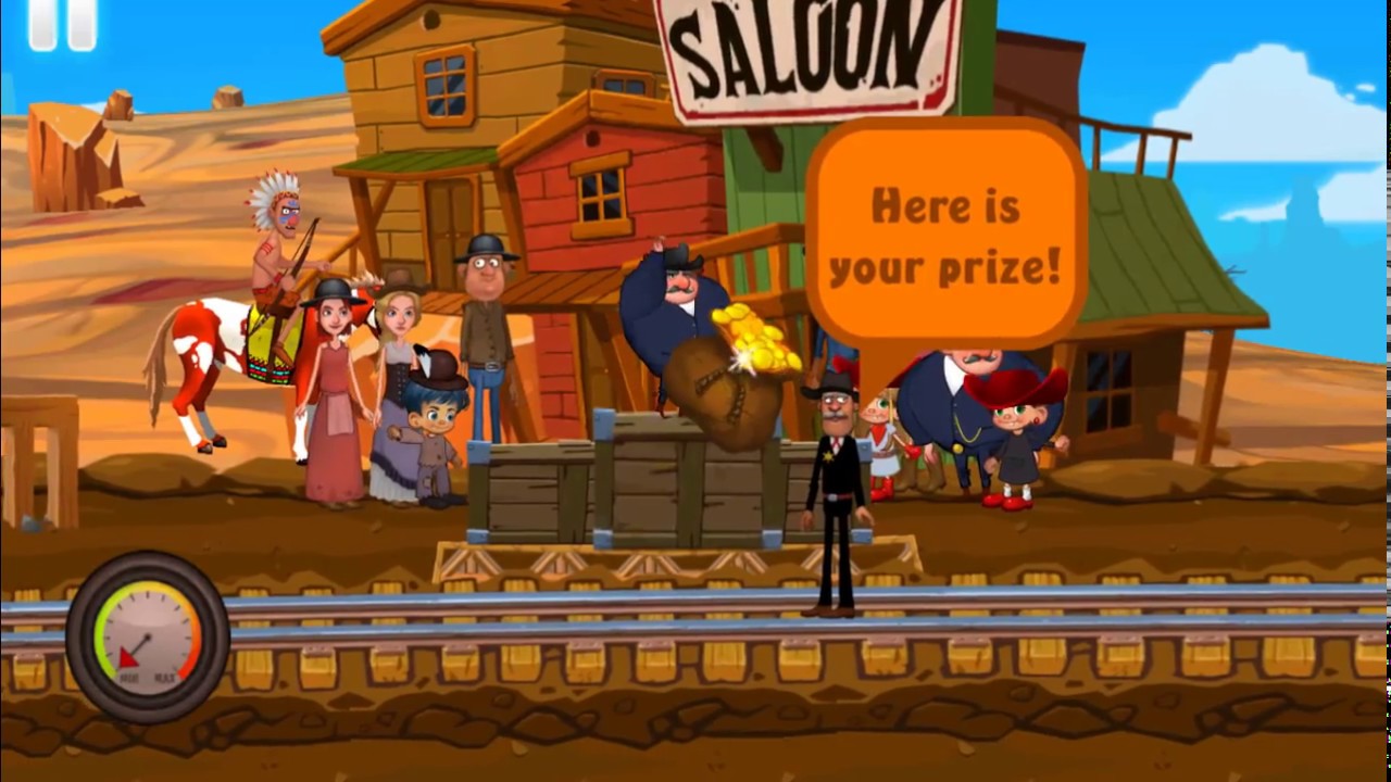 Super Fun Train Games for Kids: Western Train Driving Race - Train ...