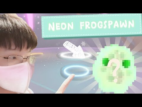 Adopt me~Making 4 neon frogspawns 😍 - YouTube