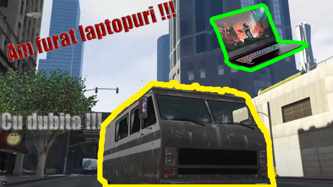 GTA V /// Am furat laptopuri cu duba misterelor - YouTube