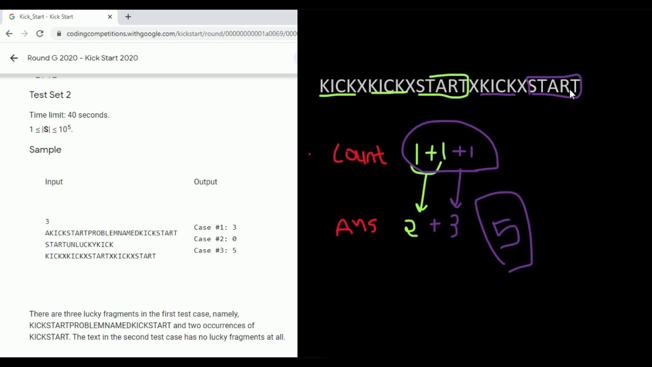 Kickstart Round G 2020 Problem A - YouTube