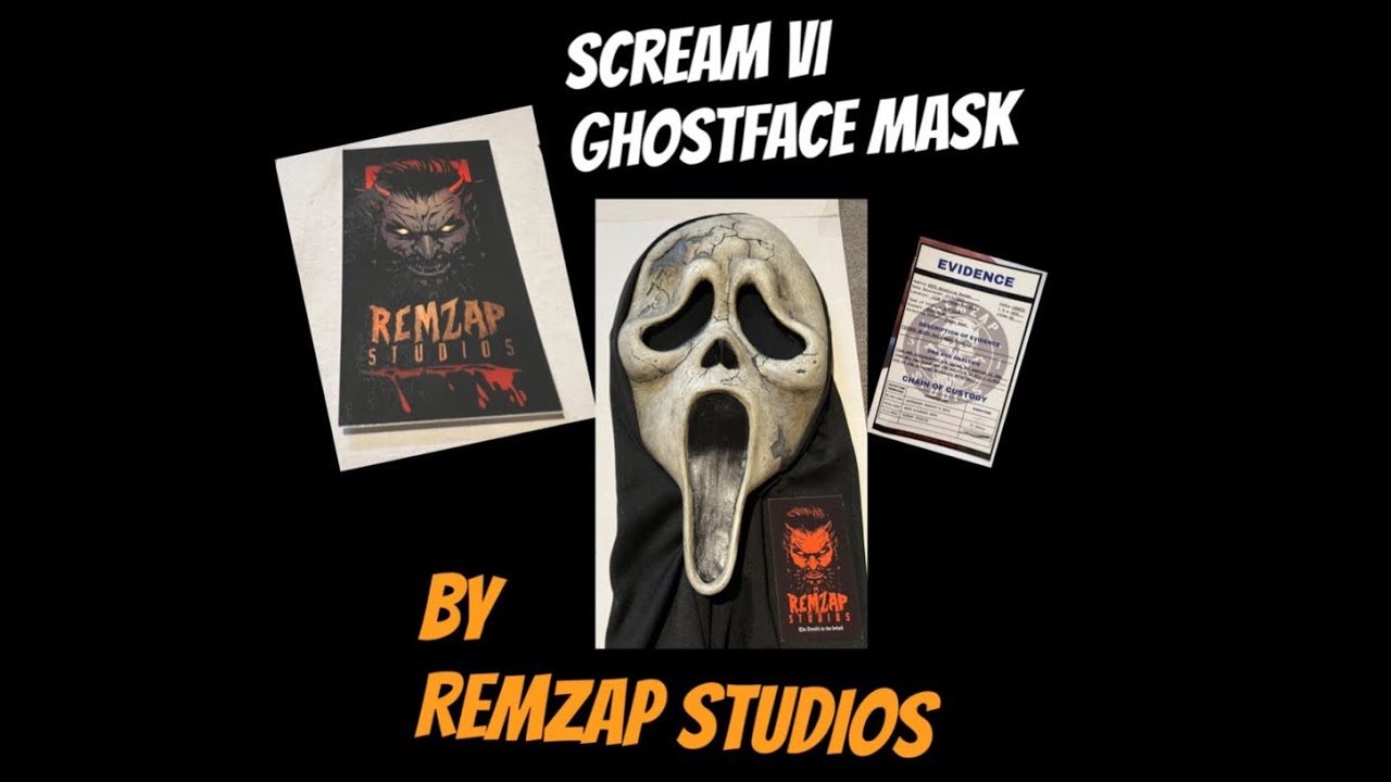 Scream VI Ghostface Mask By Remzap Studios Unboxing - YouTube