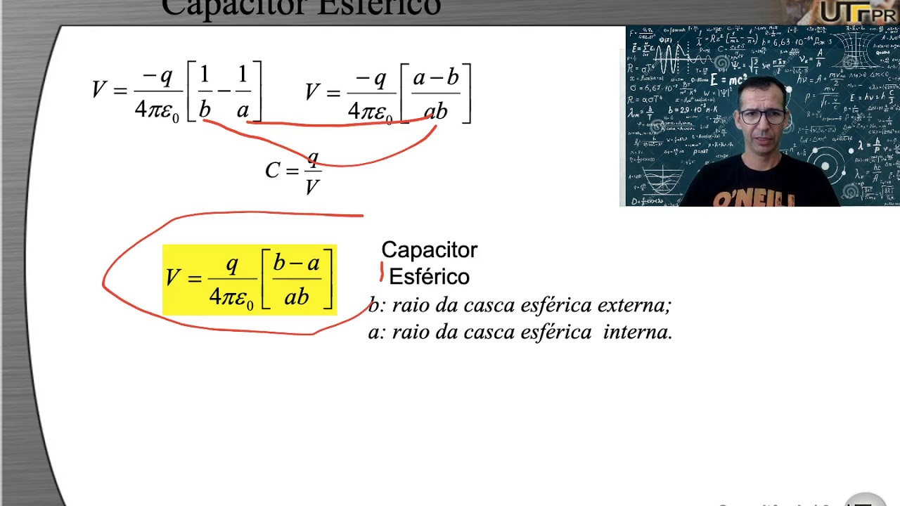 Capacitores capacitor esférico cap 25 parte 04 - YouTube