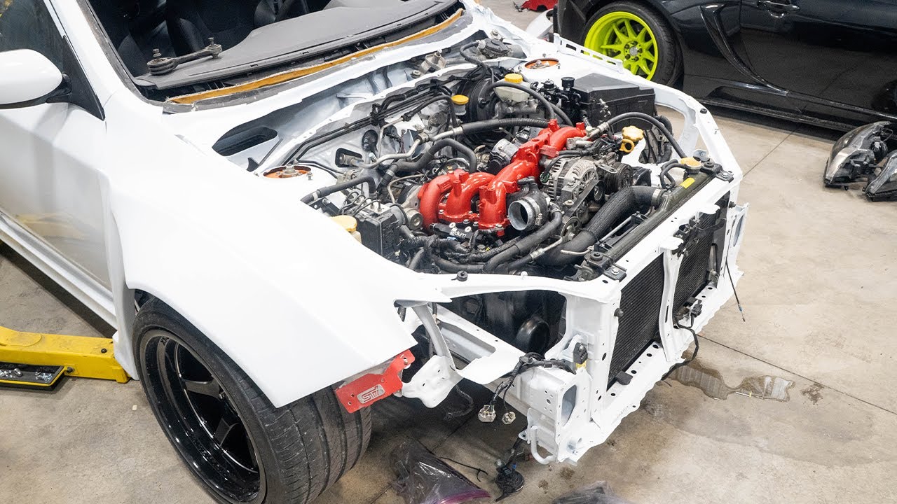 Rebuilding The Turbo and Installing the STI Engine! - YouTube