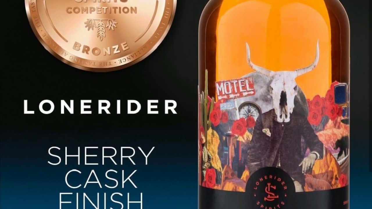 Sherry Cask Finished Bourbon by Lonerider Spirits - YouTube