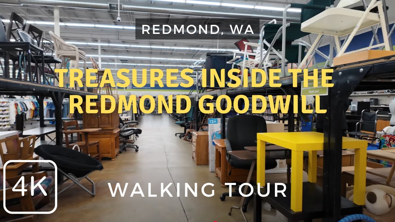 What's Inside the Goodwill Redmond Store | Redmond, WA 2025, Walking ...