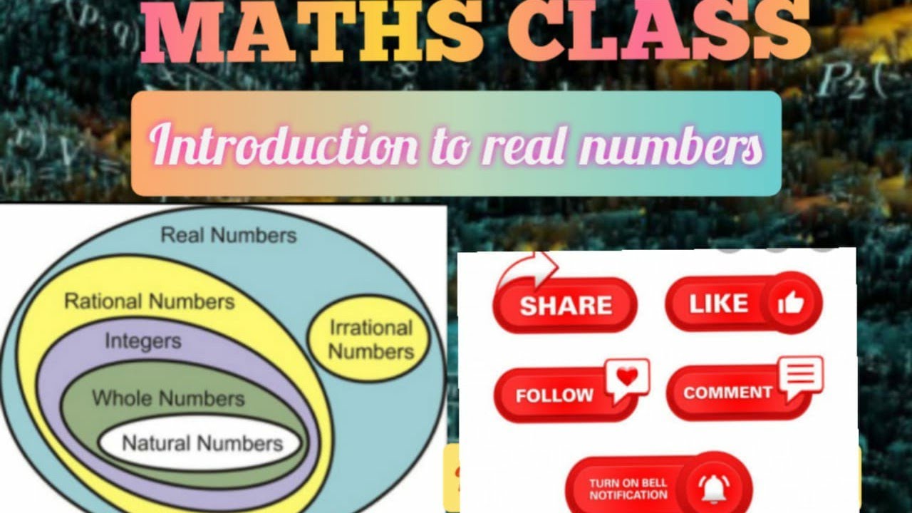1.Real numbers for 10 th class students - YouTube