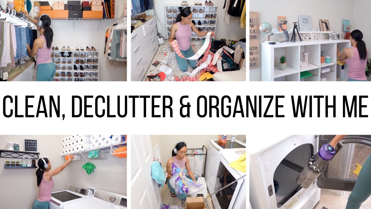ALL DAY CLEAN & ORGANIZE WITH ME 2020 // CLEANING MOTIVATION // Jessica ...