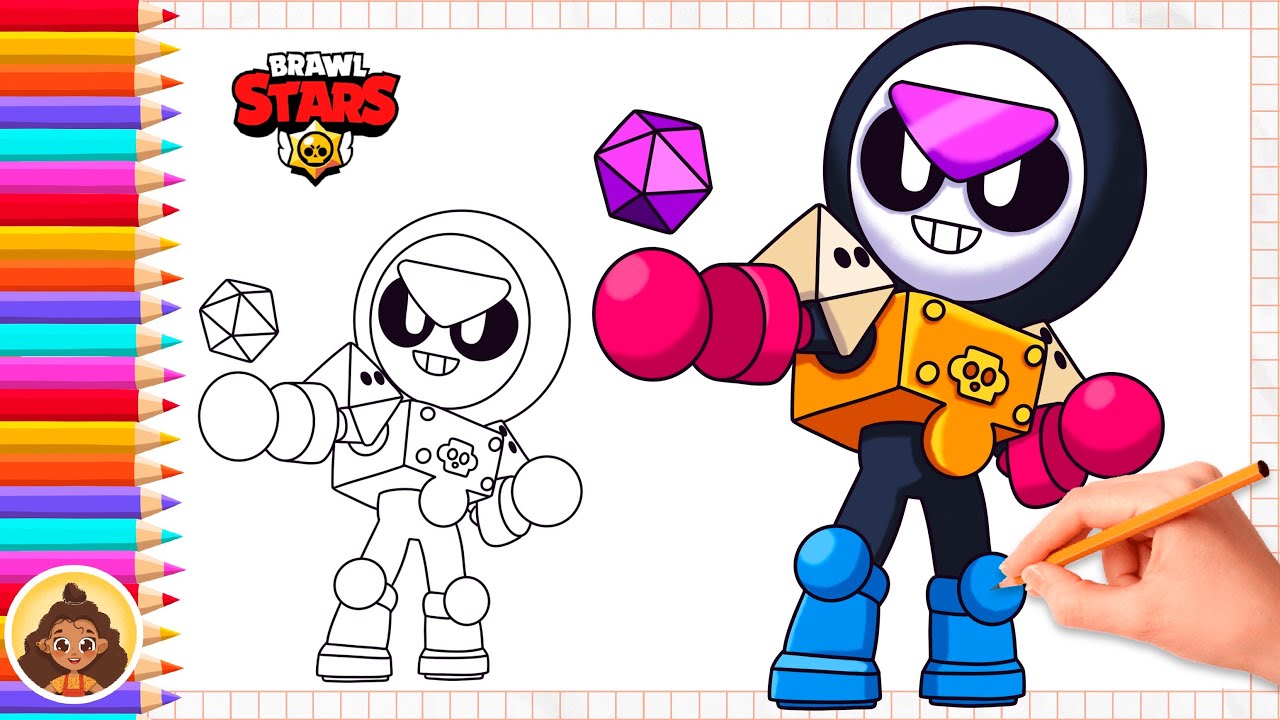 How to Draw Meeple | from Brawl Stars - YouTube