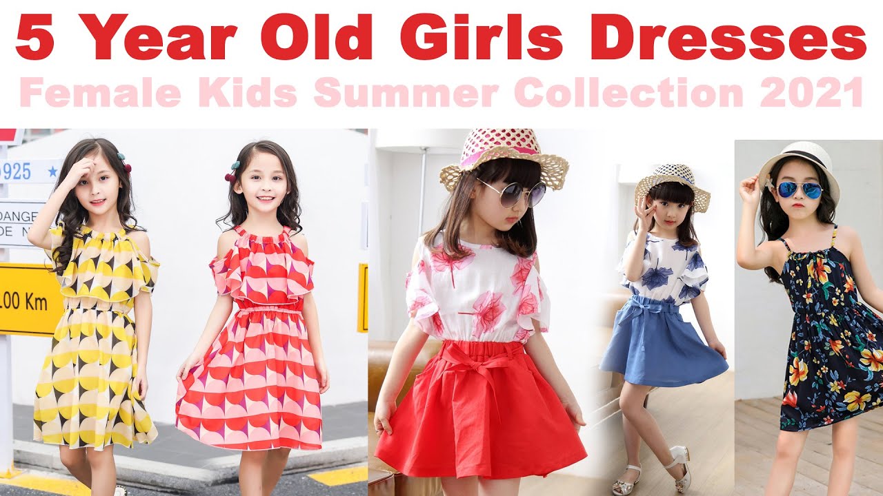 5 Year Old Girls Dresses | Female Kids Summer Collection 2021 | Fashion ...