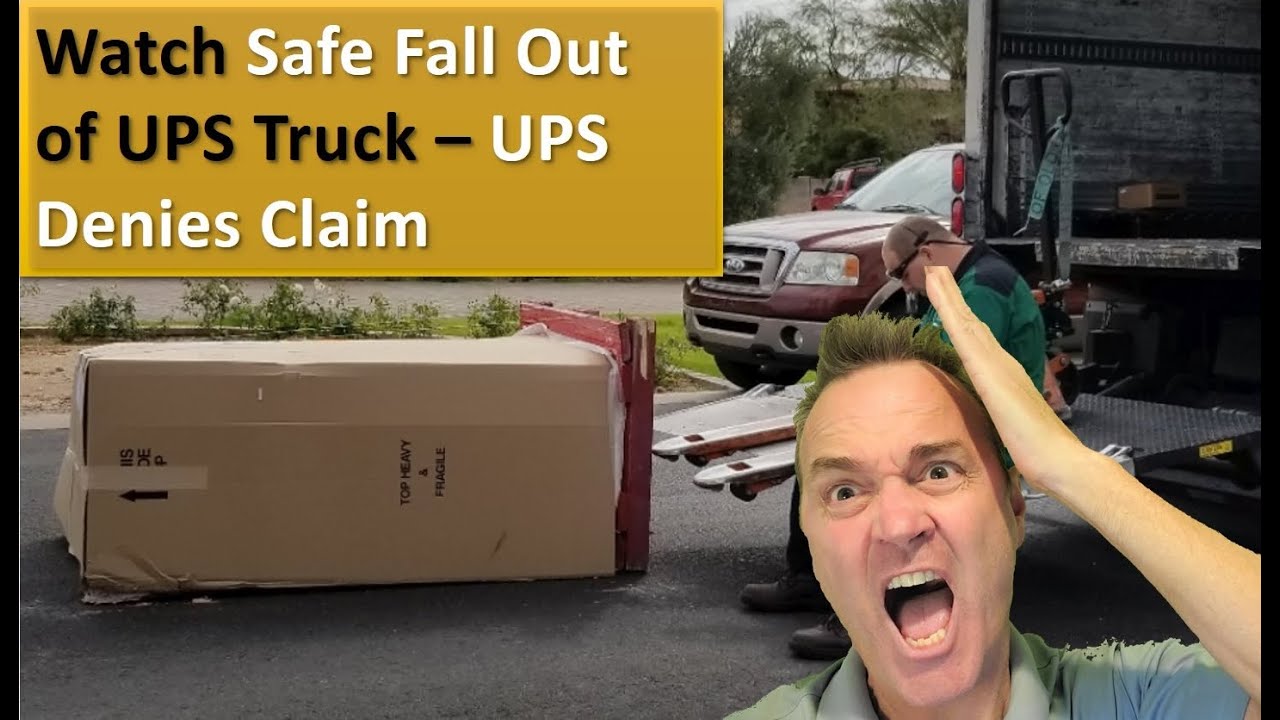Safe Falls Out of UPS Truck - UPS Denies Claim - YouTube