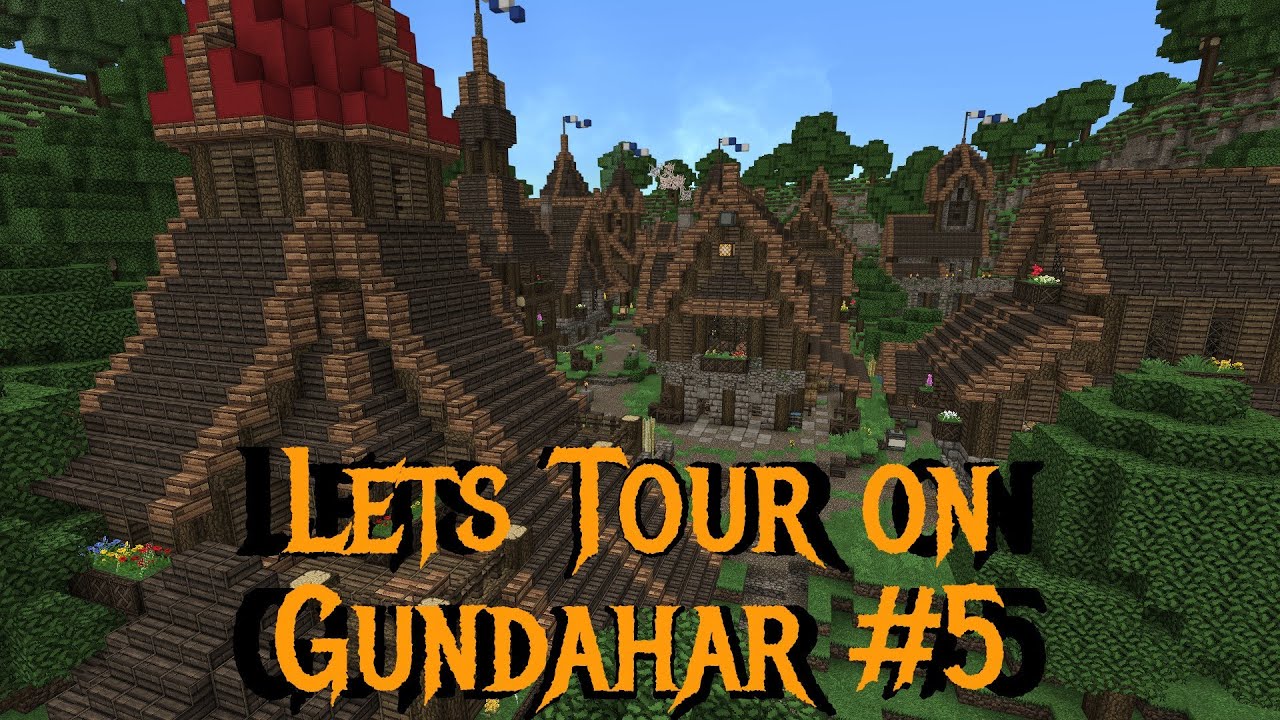 Minecraft - Lets Tour on Gundahar - From Gueldenfeldt to Rothschlag ...