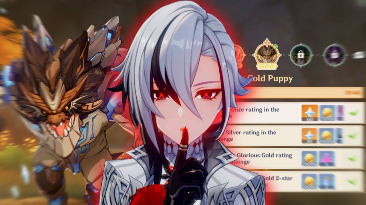 Shaped Saurian Search Event Day 2 C1 Arlecchino vs 8M HP Boss Fearless ...