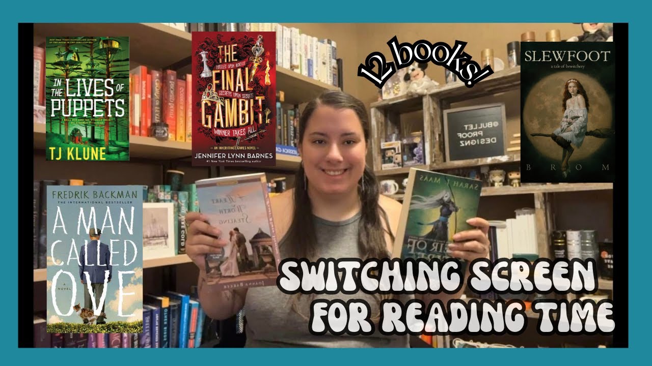 I Finished 12 Books in ONE WEEK I Trading Screen Time for Reading Time ...