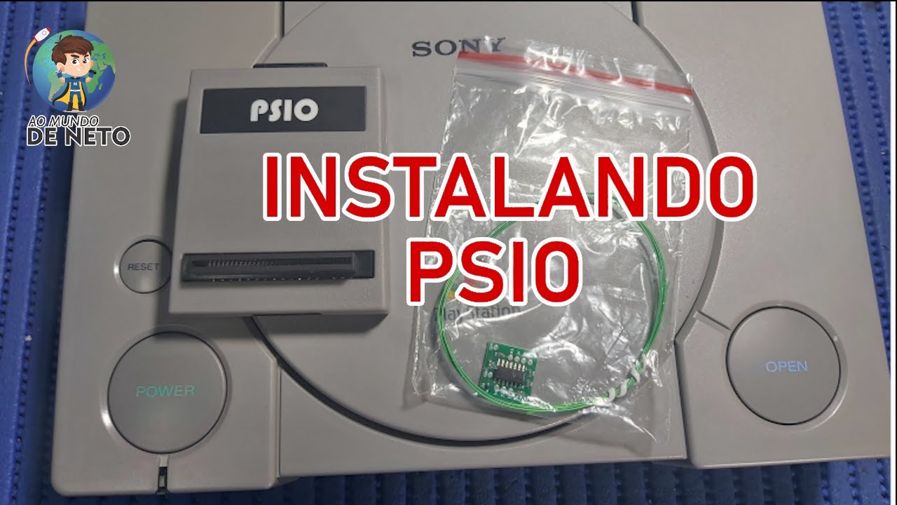 INSTALANDO O PSIO O EVERDRIVE DO PLAYSTATION 1 - YouTube