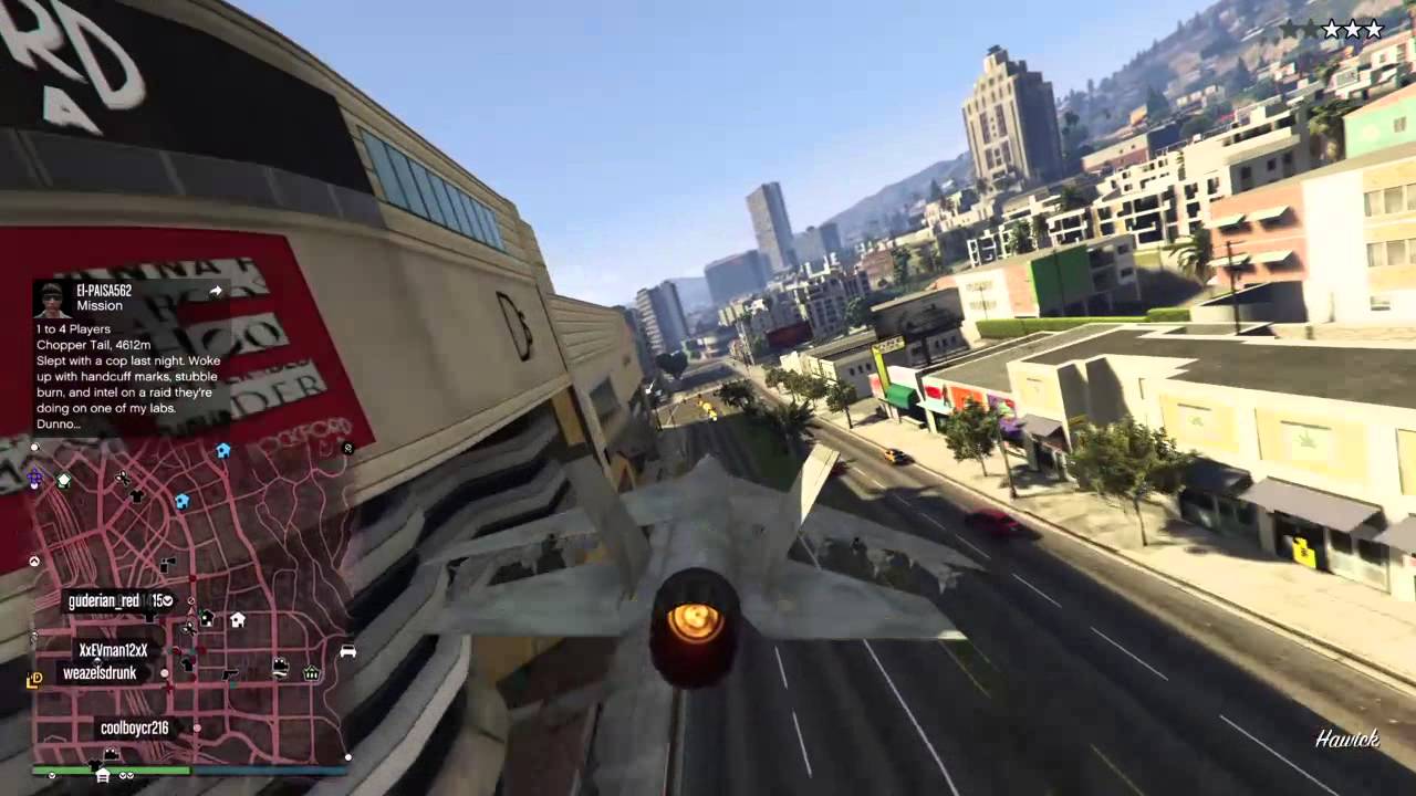 Perfect day of Hydra flying GTAV - YouTube